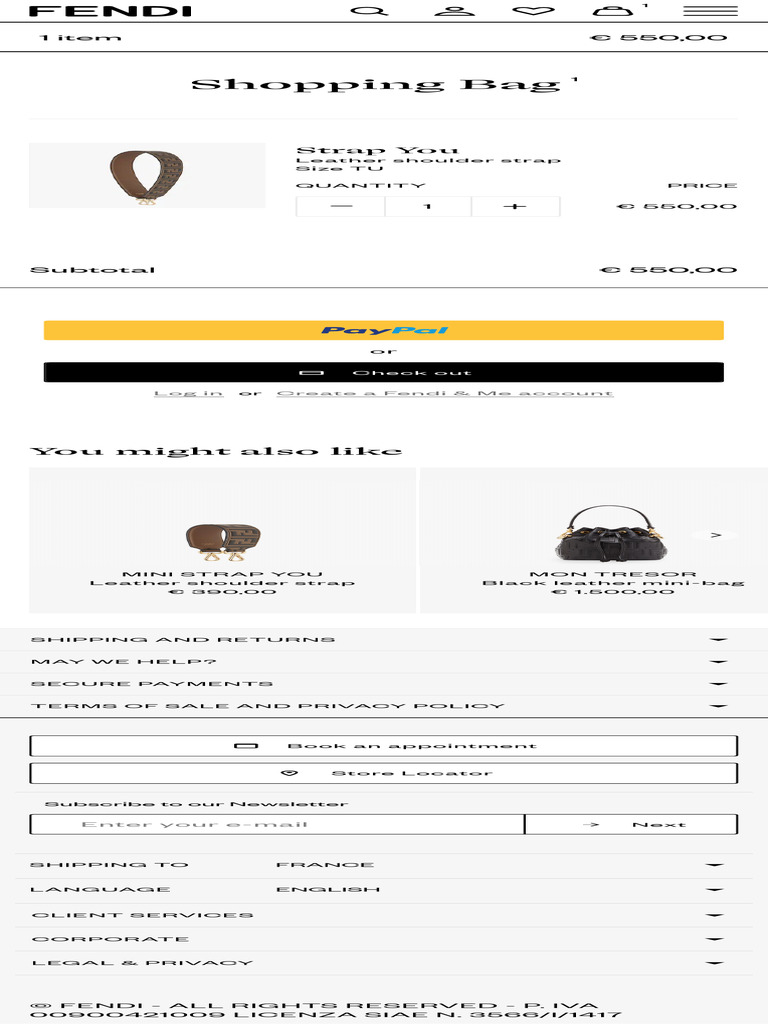 FENDI - Shopping Bag | PDF