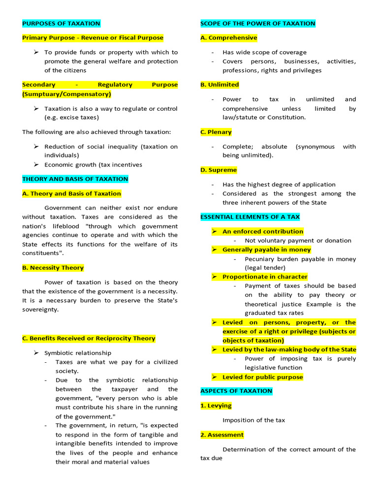 Prelim Reviewer Bsa | PDF | Taxes | Tax Noncompliance