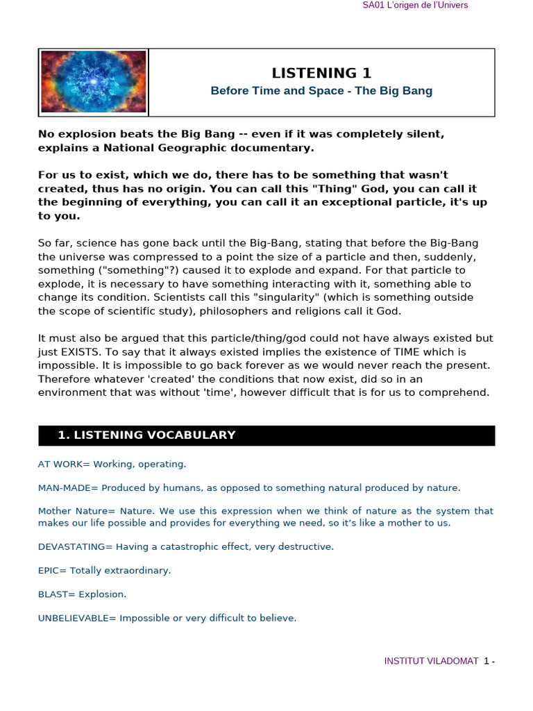 Big Bang: Origins of the Universe | PDF | Universe | Big Bang