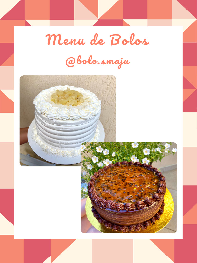 Cópia de Menu Bolos Da Maju PDF | PDF