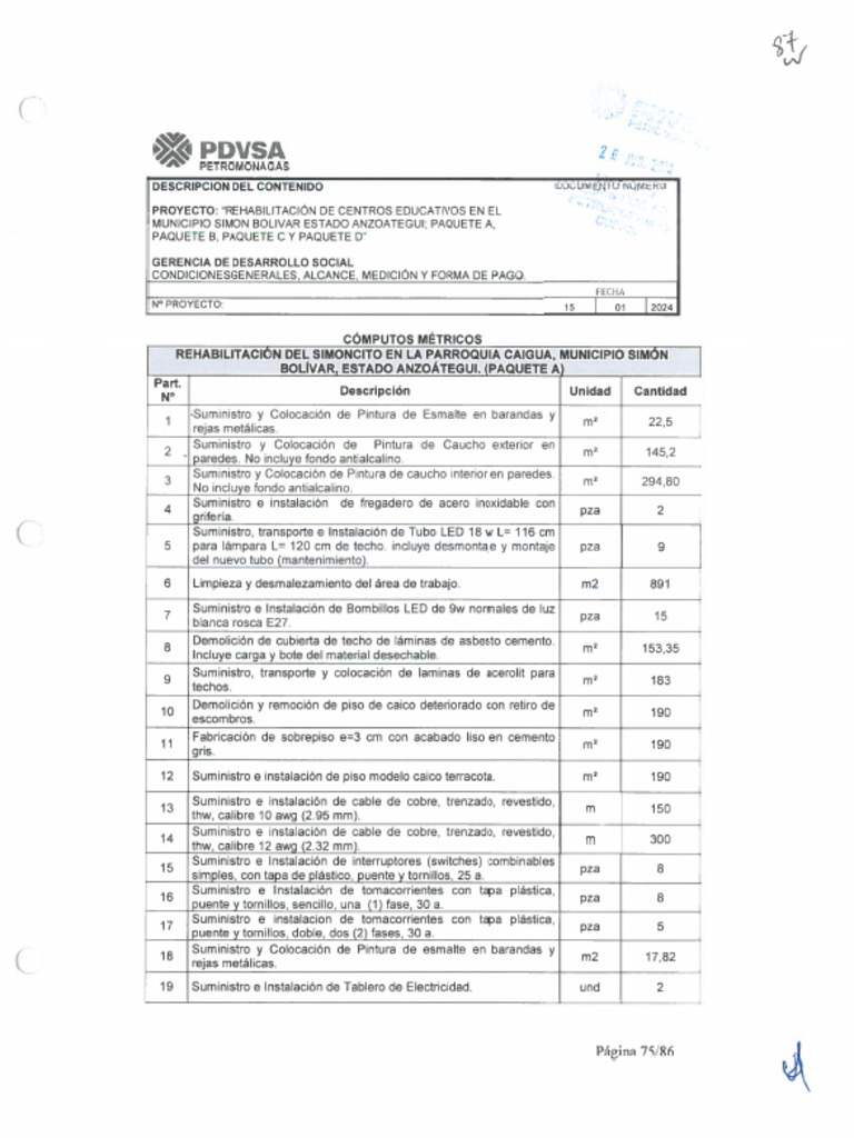 COMPUTOS PQT A | PDF
