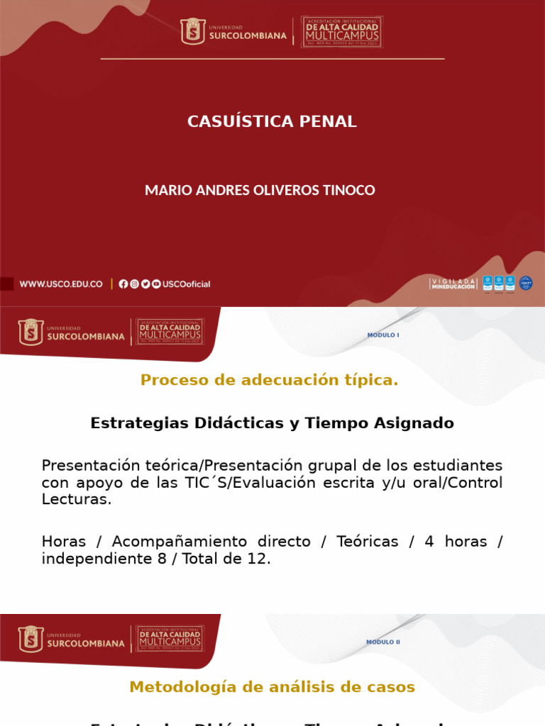Induccion Casuistica Penal | PDF | Aprendizaje | Modificación de comportamiento