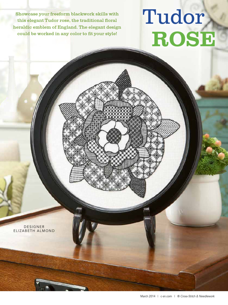 346366910-Tudor-Rose | PDF | Textiles | Stitches (Textile Arts)