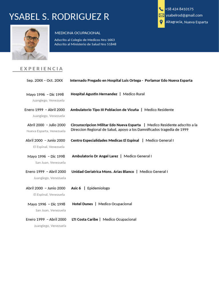 185-curriculum-vitae-venezolano | PDF | Venezuela