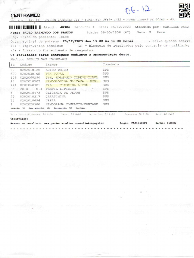 EXAMES | PDF