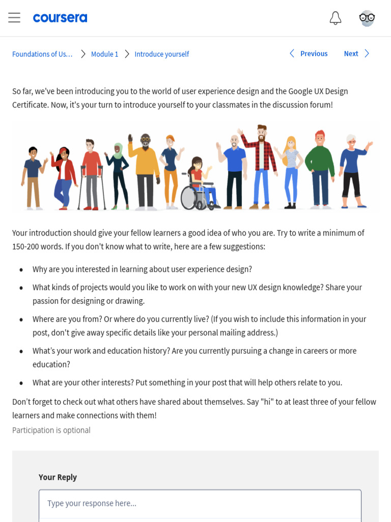 Introduce Yourself Coursera | PDF | Career & Growth