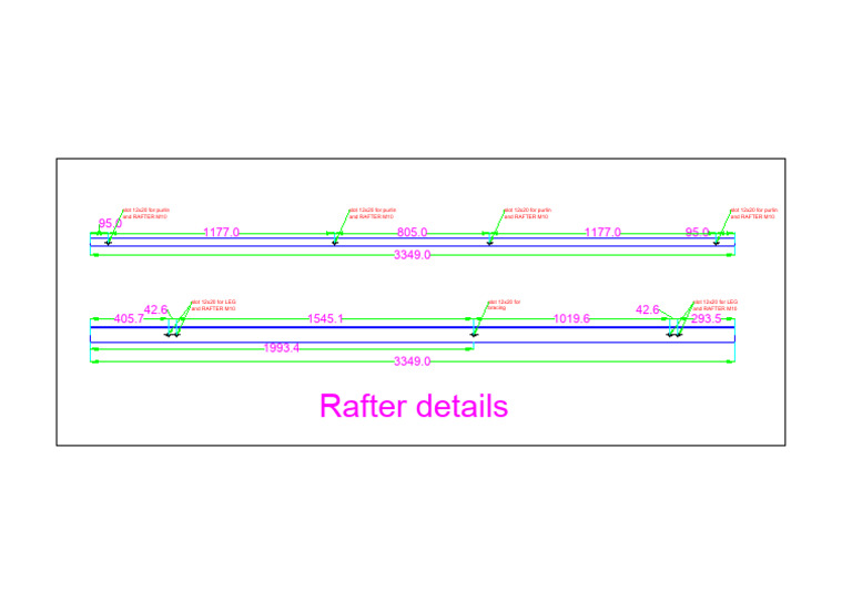 3x2 table at 20 degree Rafter details | PDF