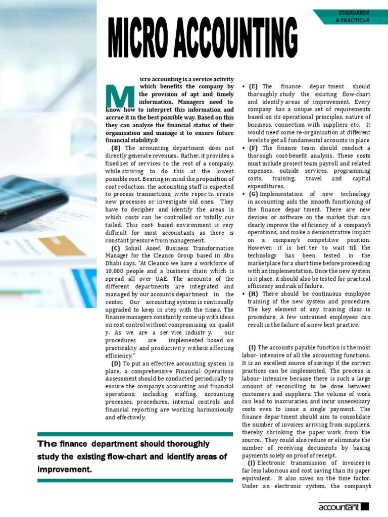 Micro Accounting.pd | PDF | Accounting | Audit