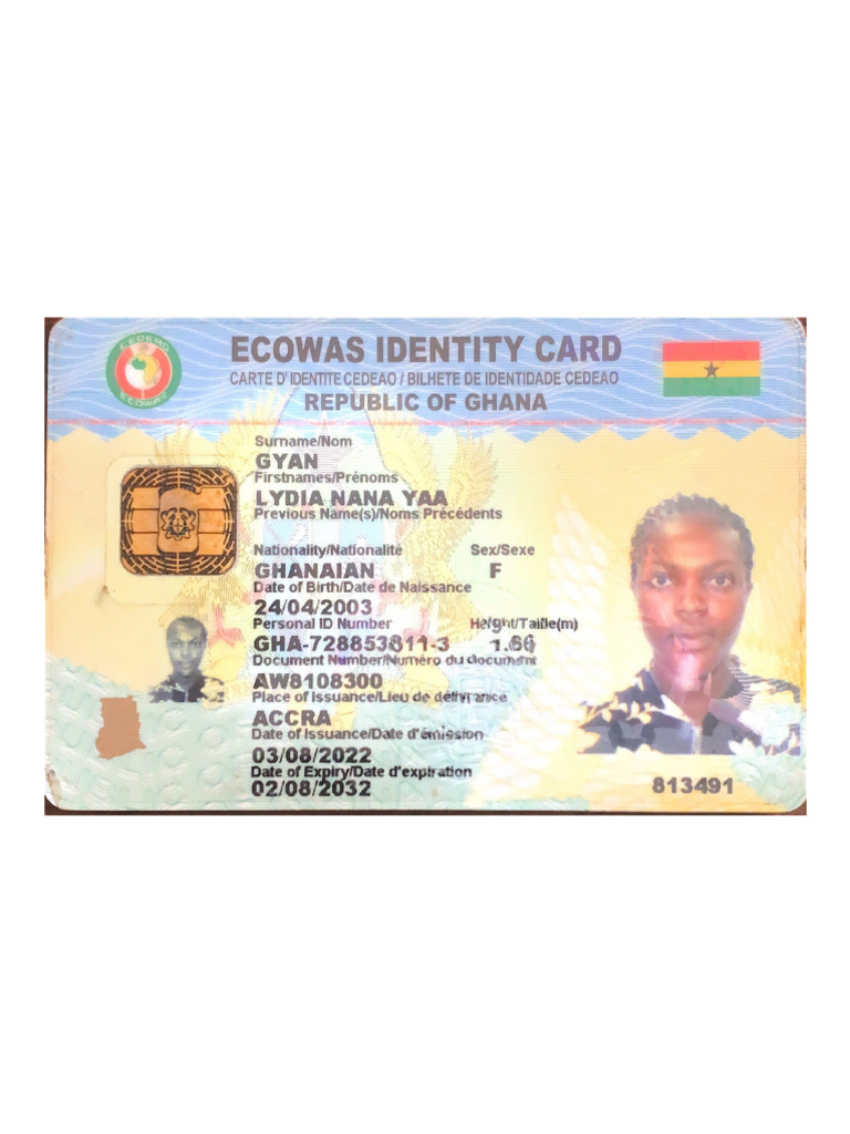 Ecowas Identity Card | PDF