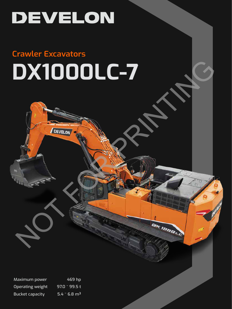 EN DX1000LC-7 Brochure D4601062 07-2023 | PDF | Engines | Diesel Engine