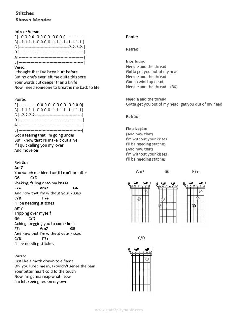 Shawn Mendes - Stitches | PDF