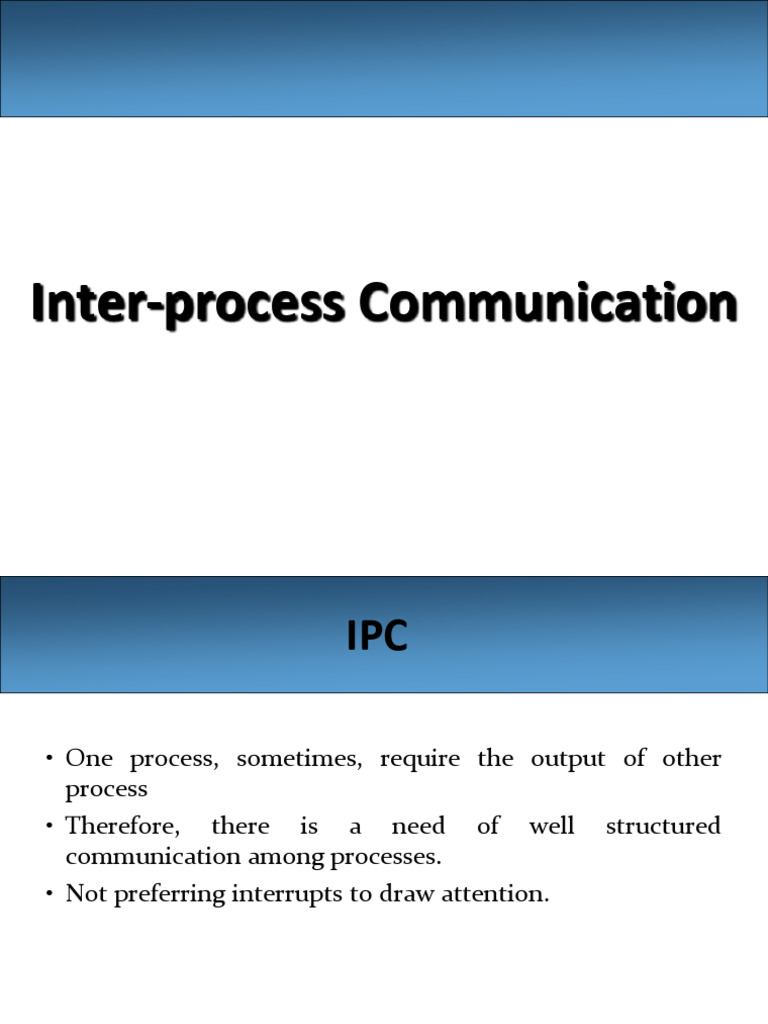 Inter-Process Communication | PDF | Computing | Computer Architecture