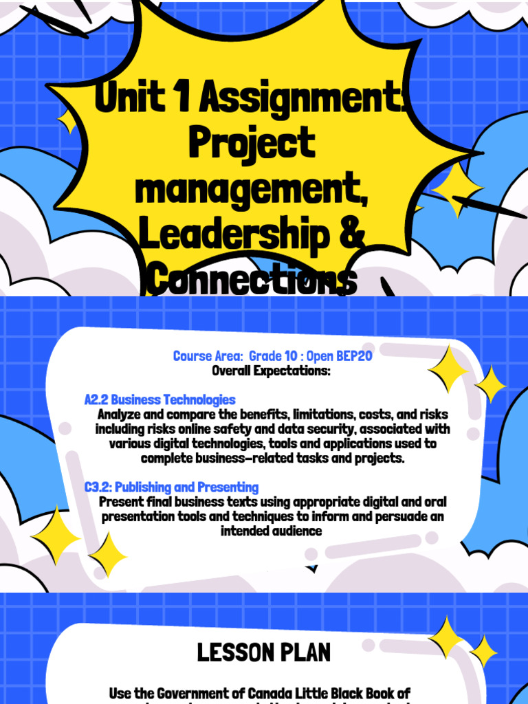 NEW Unit 1 Assignment BEP | PDF