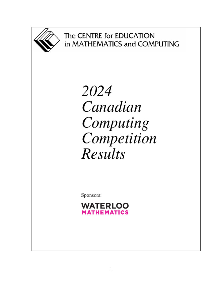 2024 CCC Results | PDF | High Schools And Secondary Schools | Educational Institutions