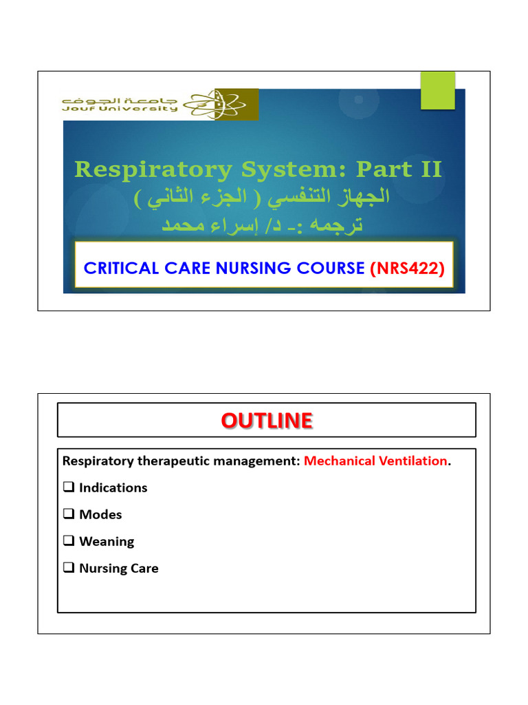 CCNG Respiratory Part Two 2023-2024 | PDF