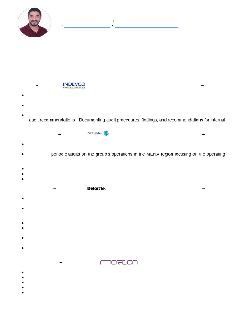 Jad Abboud CV 2024 | PDF | Audit | Internal Audit
