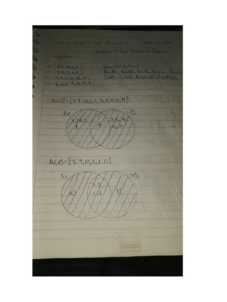 Ejercicio de Mate (U) | PDF