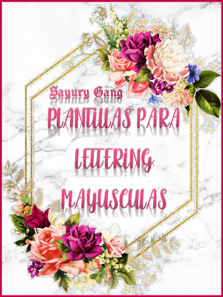 Plantilla Lettering Mayusculas | PDF