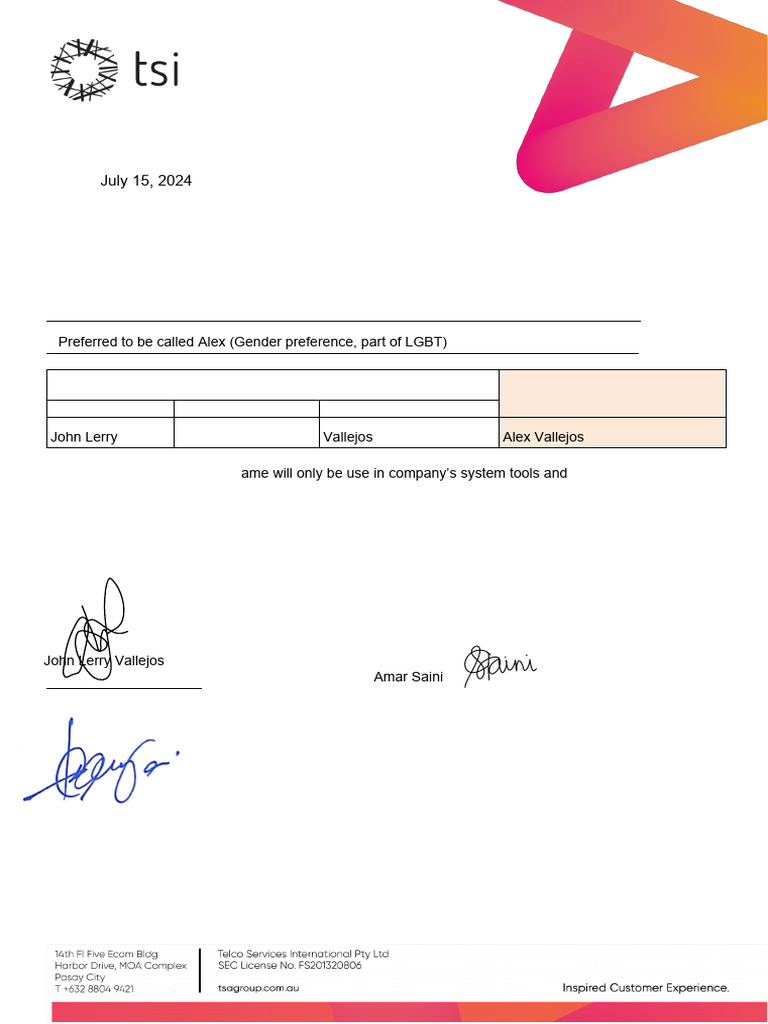 Request Form_ Change of Display Name Vallejos | PDF