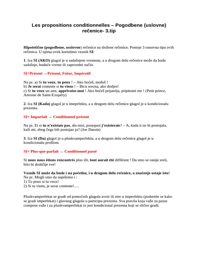 Les Propositions Conditionnelles | PDF