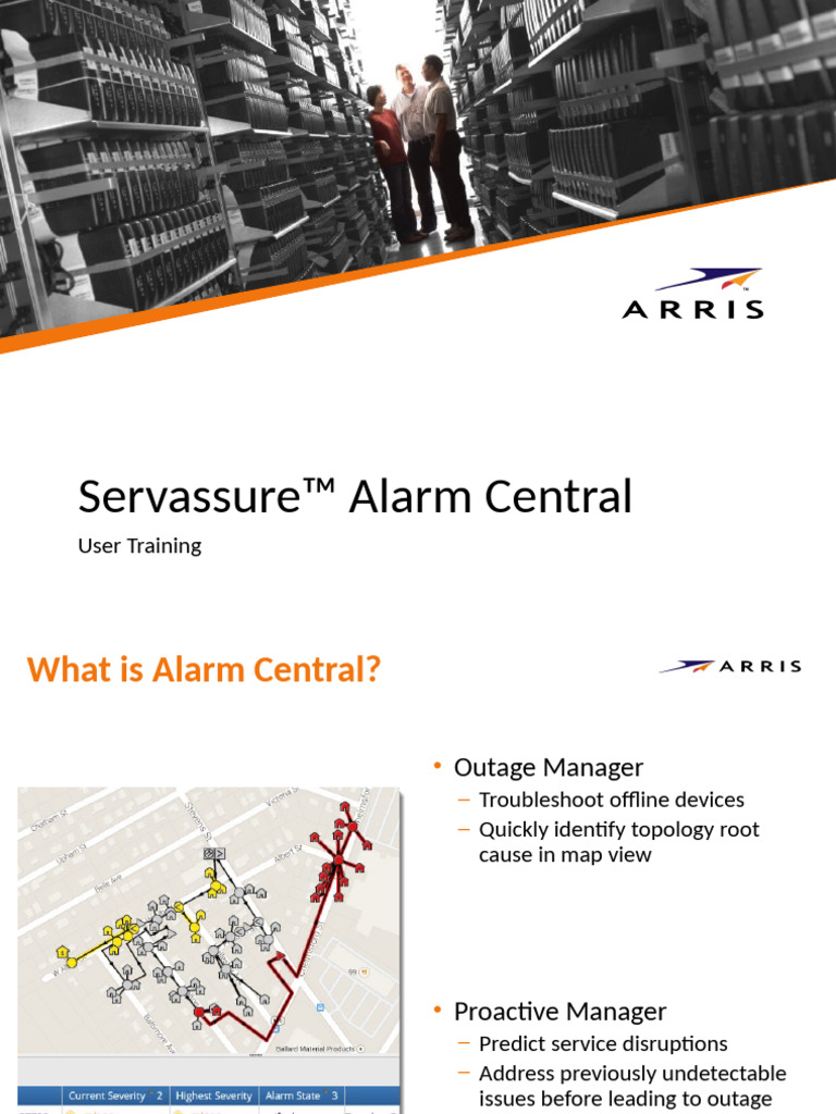 ServAssure Alarm Central Training | PDF | Signal To Noise Ratio ...