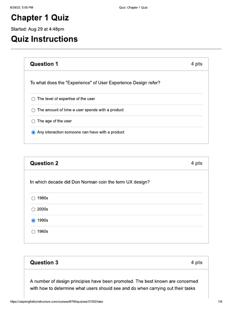 Chapter 1 Quizz Dump | PDF