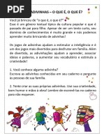 Adivinhas Infantis Divertidos para Imprimir | PDF