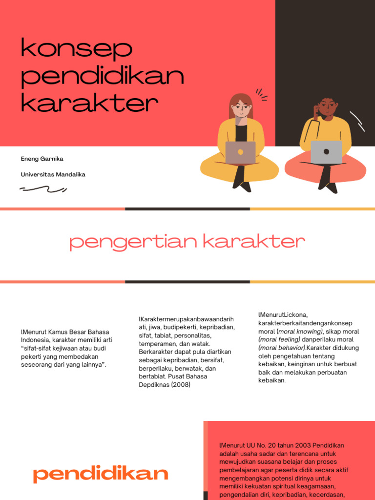 Konsep Pendidikan Karakter | PDF