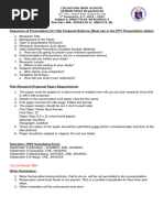 Title Defense Presentation Guidelines | PDF
