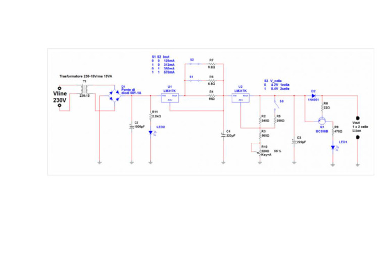 CARICA BATTERIE CIRCUITO | PDF