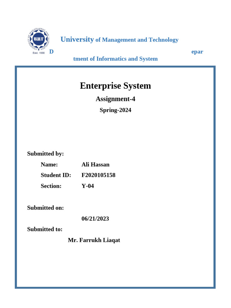 Enterprise 4 | PDF | Business