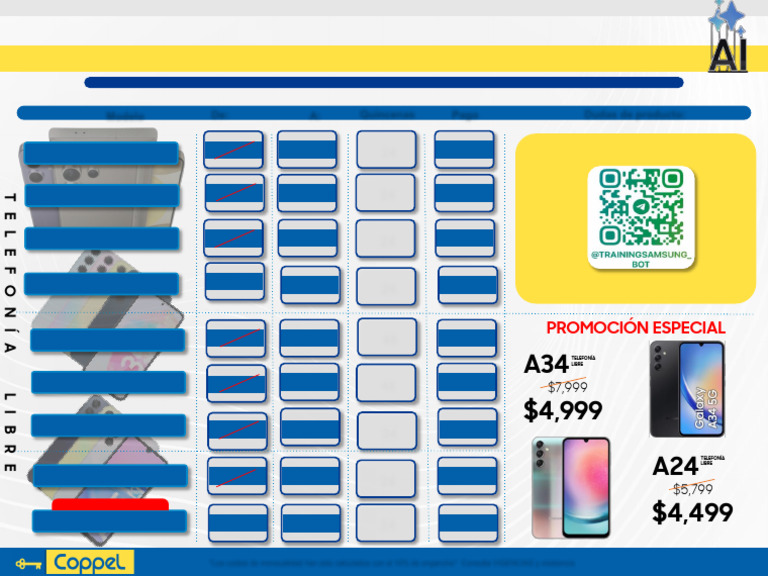 Promociones - Coppel - Malla W40 | PDF | Android (sistema operativo) | Asistente personal digital