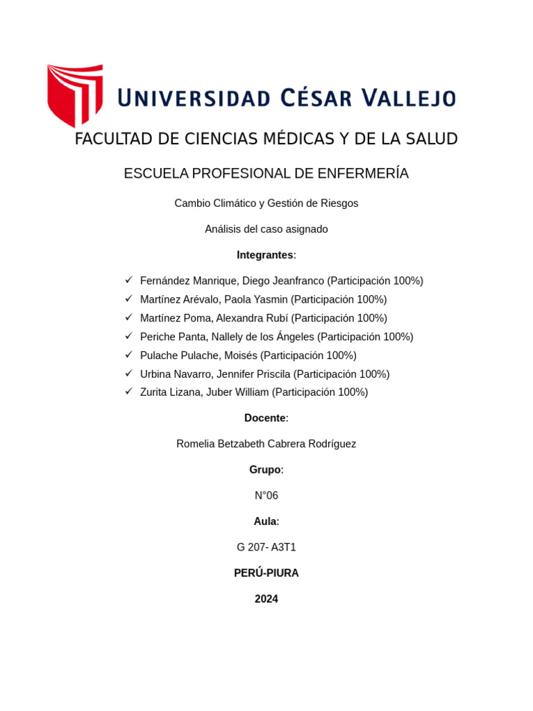 Caso Práctico 06 - Grupo 06 | PDF | Deforestación | La contaminación del aire