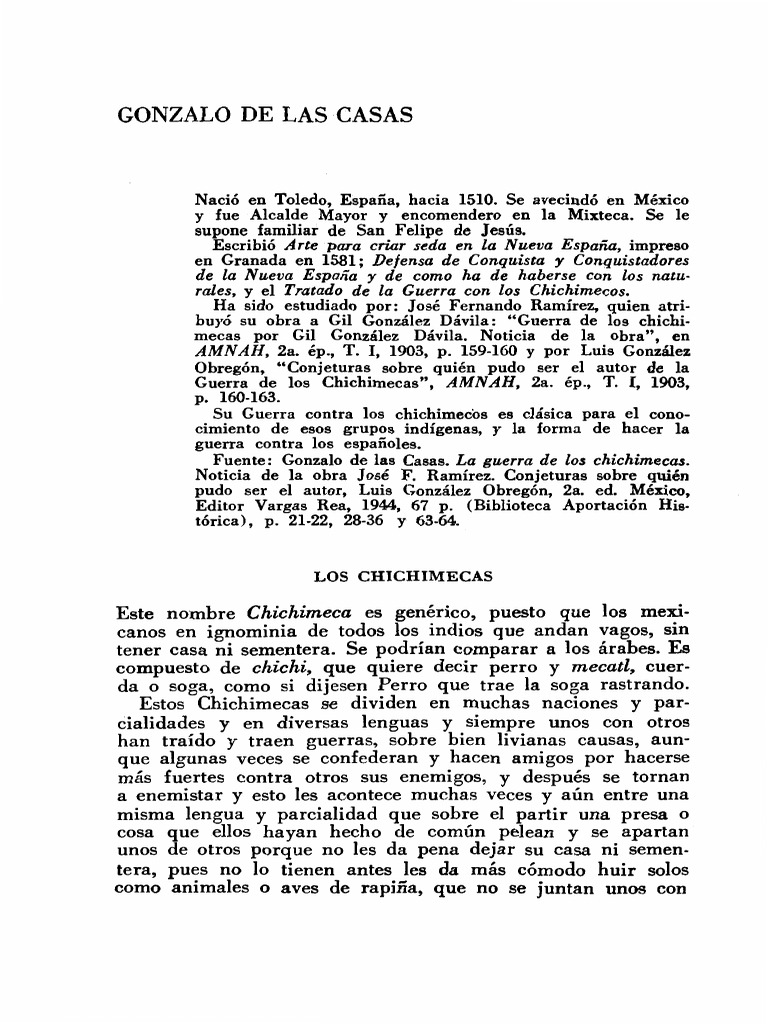Gonzalo de las Casas | PDF