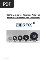 EMRAX 208 Datasheet A00 | PDF | Electric Motor | Power (Physics)