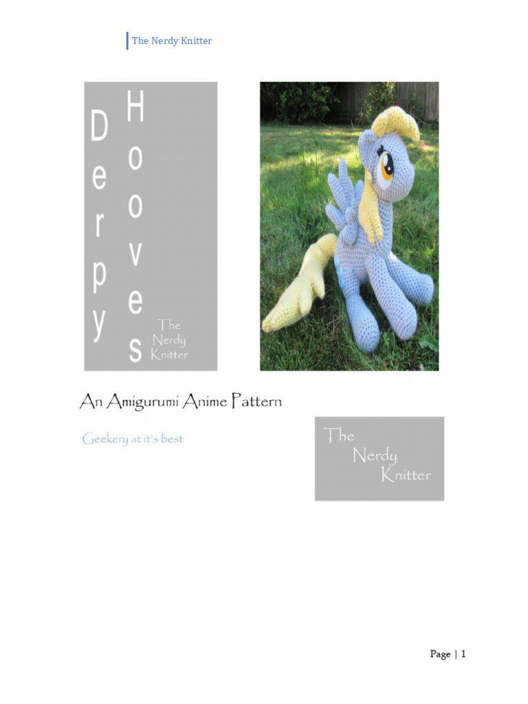 Derpy Hooves | PDF | Crochet | Folk Art