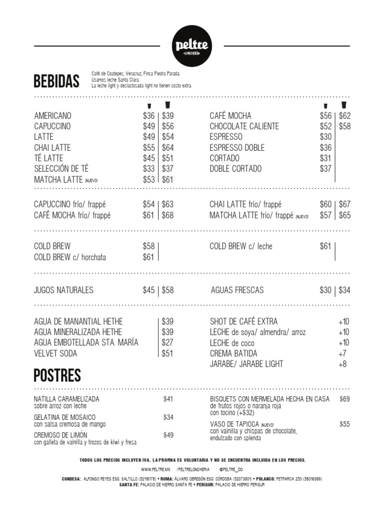 Menu-Polanco Braa | PDF | ensalada | Alimentos