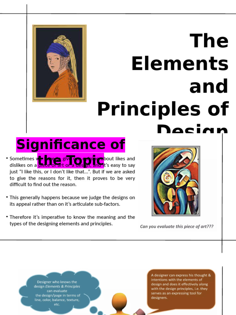 The Elements and Principles of Design | PDF | Color | Vision