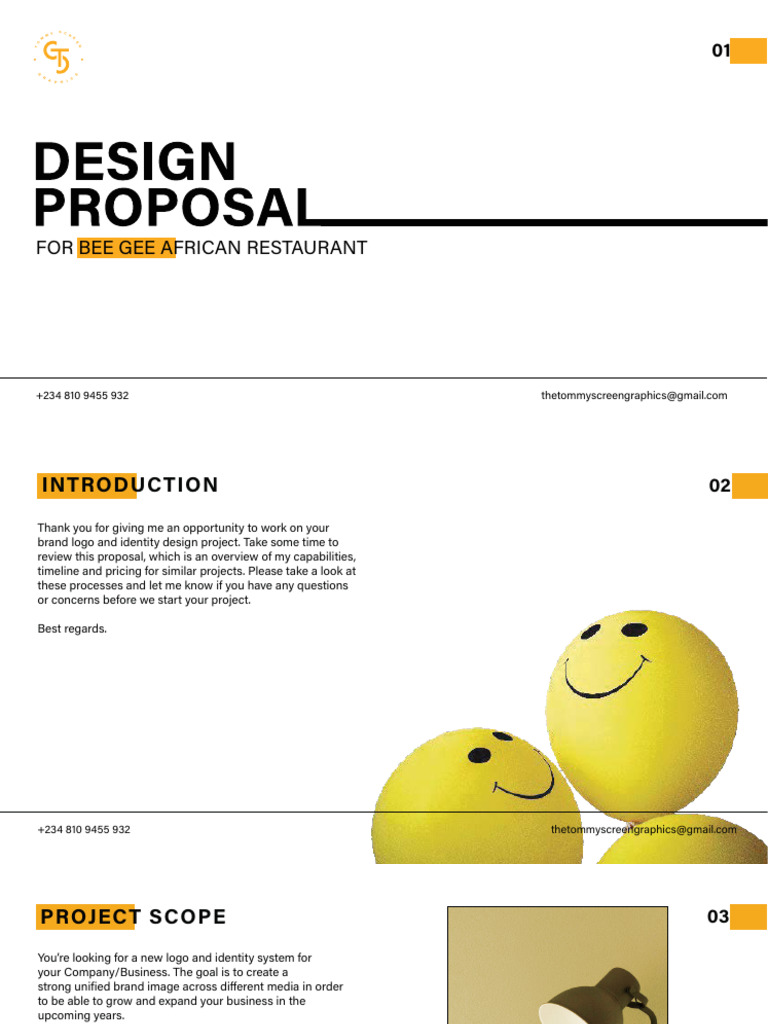 Design Proposal For BEE GEE | PDF