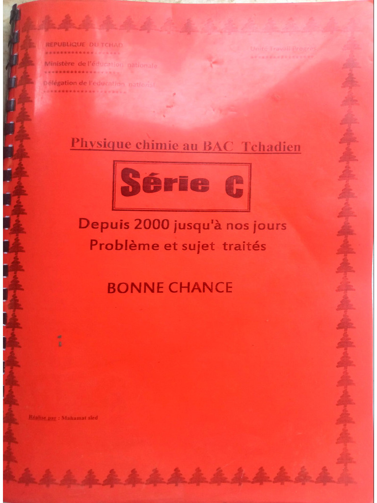 Types Bac C Physique Chimie-1 | PDF