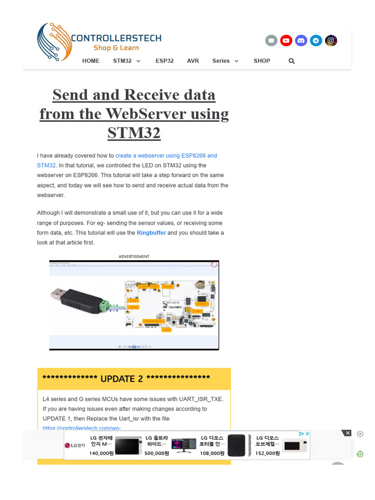 Controllerstech-Co | PDF | Web Server | Internet & Web