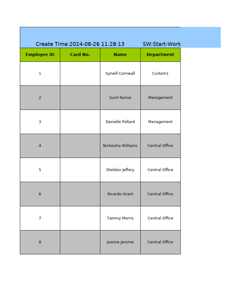 Attendance Record | PDF