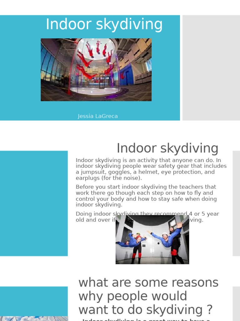 Overview of Indoor Skydiving Experience | PDF | Parachuting | Falling