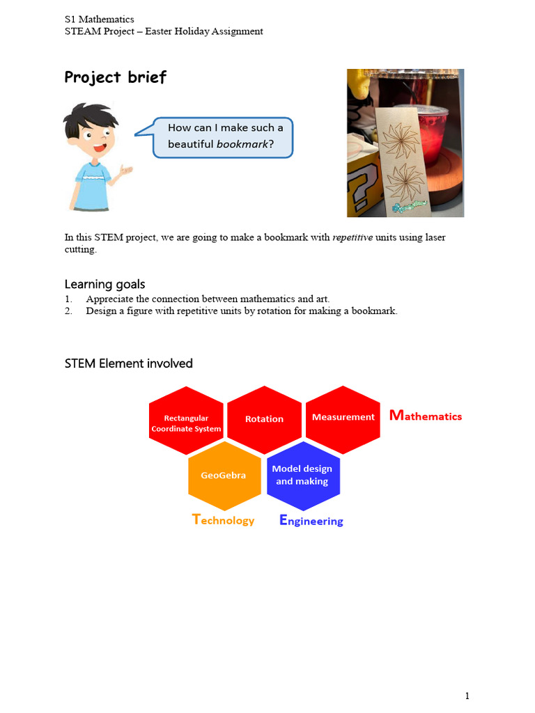 S1 Easter Holiday Assignment - Steam | PDF | Symmetry