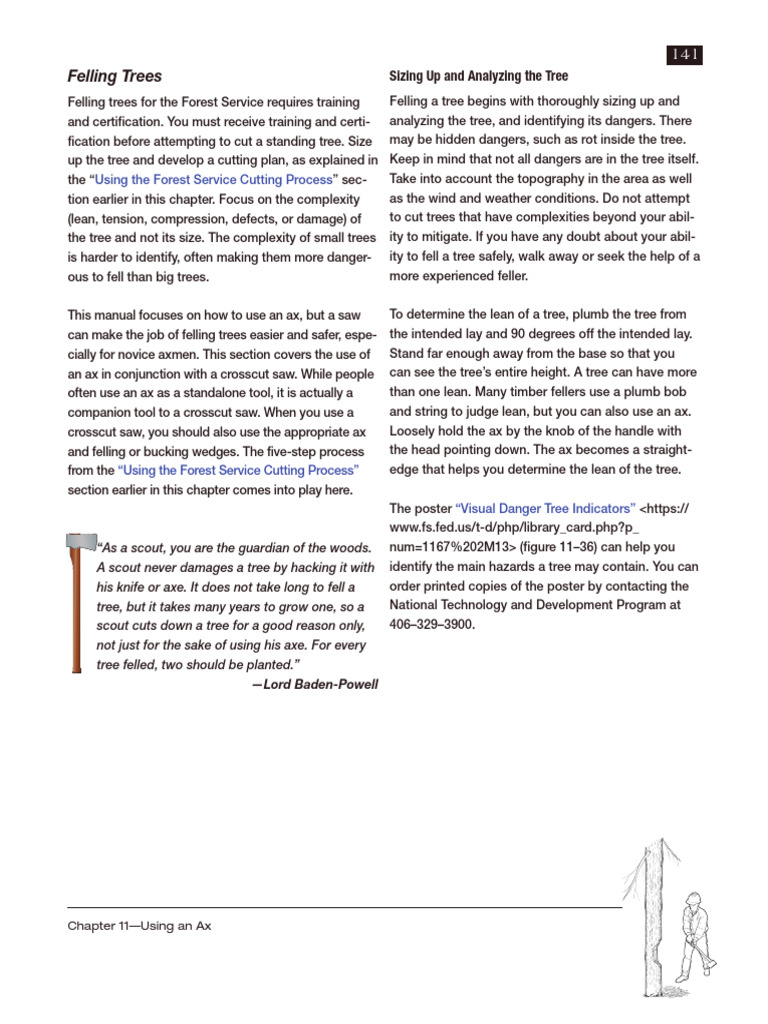 Part11b_UsingAnAx | PDF | Axe | Logging