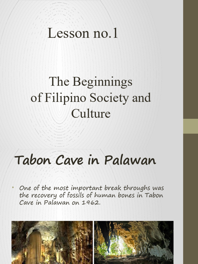 Origins of Filipino Society and Culture | PDF | Skull | Neolithic