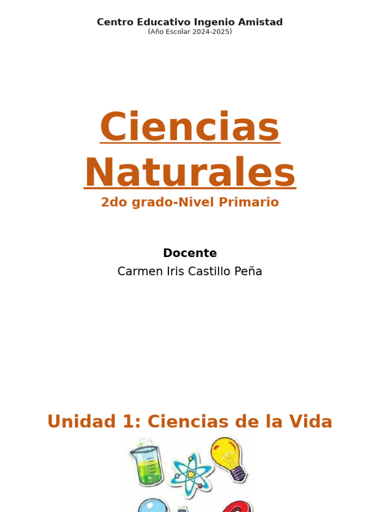 Ciencias Naturales 2° Grado: Sistema Digestivo | PDF | Science | Evaluación