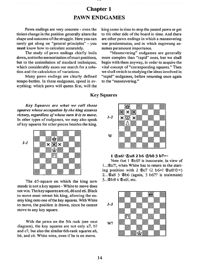 Pawn End Game - 1 | PDF