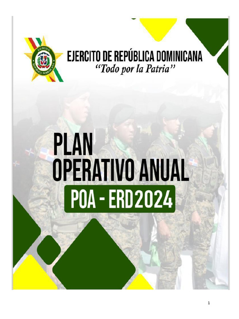 Poa 2024 Erd | PDF | Militar | Constitución