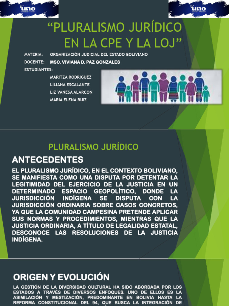 Pluralismo Jurídico en Bolivia | PDF | Constitución | Bolivia